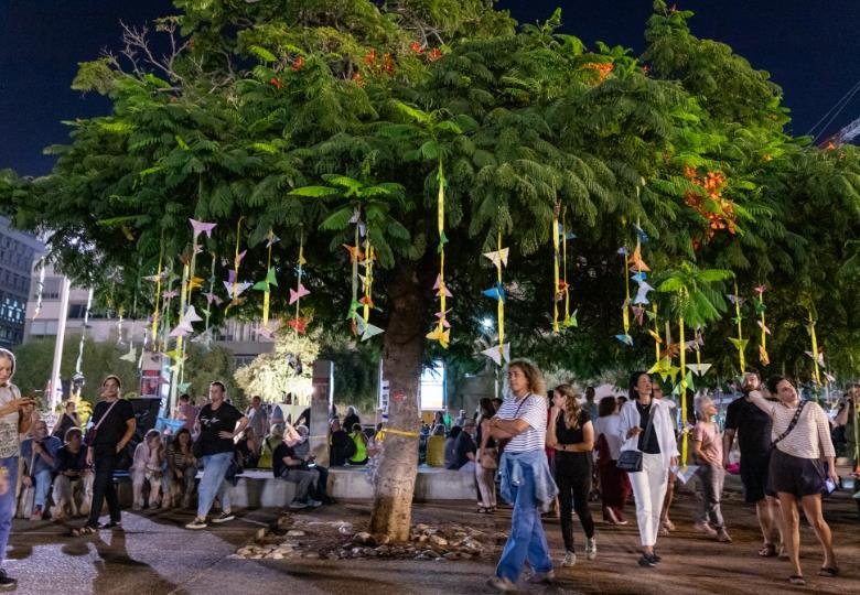 Tel Aviv’s ‘Hostages Square’ Becomes a Symbol of Solidarity and Hope